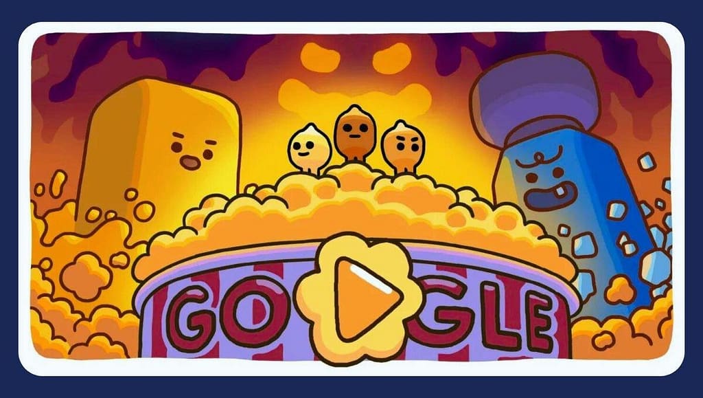 Google Doodle Celebrates Popcorn With Interactive Game